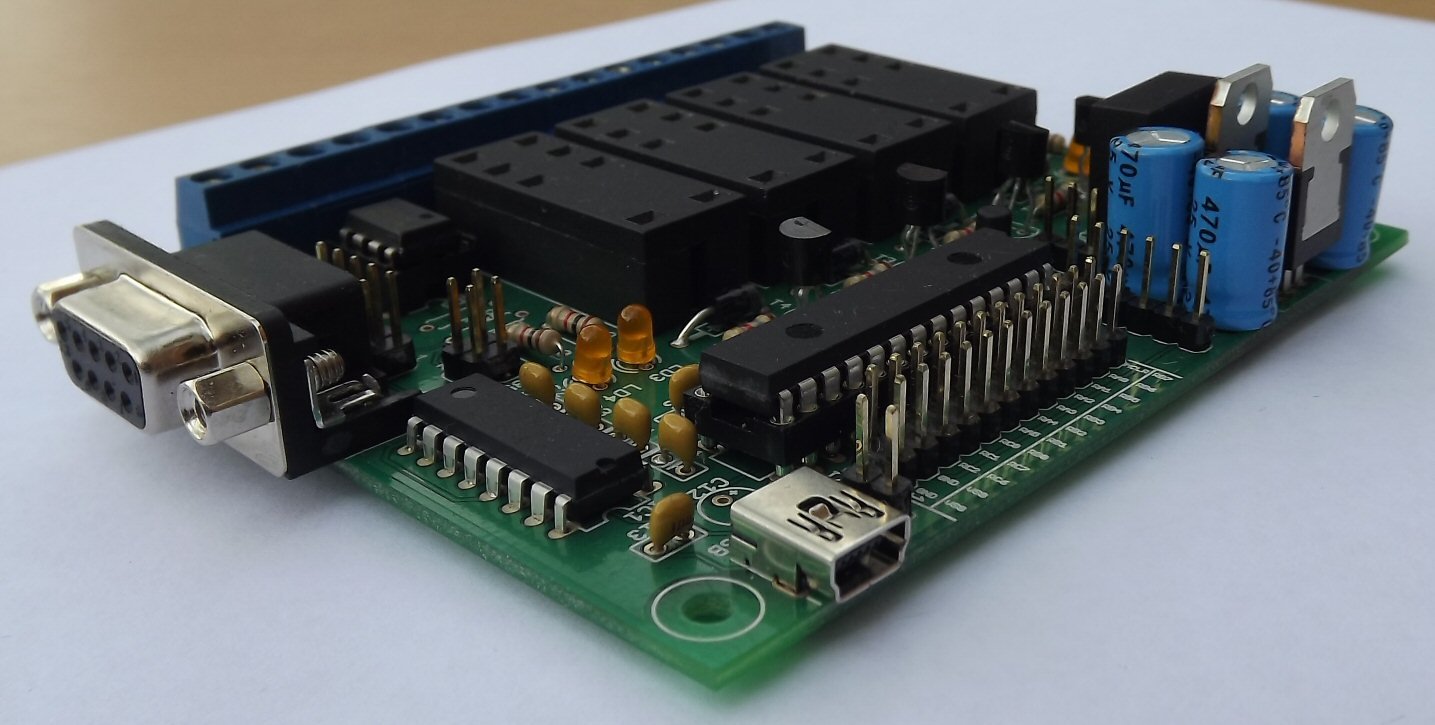 QUAD Relay Control with PIC Microcontroller from ZarCraft on Tindie